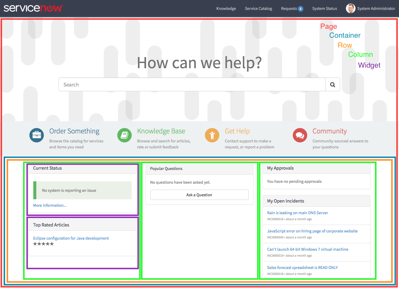 Exercise Building A Homepage CodeCreative A ServiceNow Blog